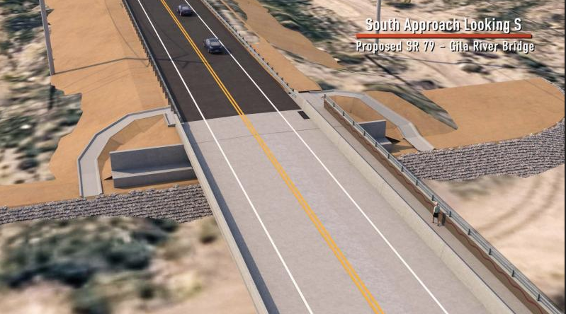 Work begins to replace SR 79 bridge at Gila River in Florence | Department of Transportation